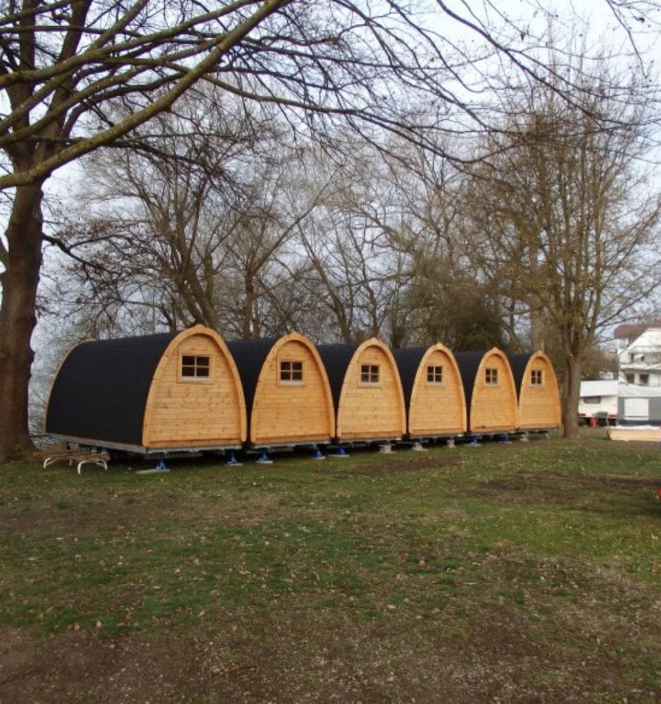 Luxury Insulated Camping Pod 3,25 X 4,8 M - Brit Log Cabins